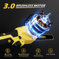 TROOZY Cordless Pole Saw & Mini Chainsaw 2-IN-1 – Troozy