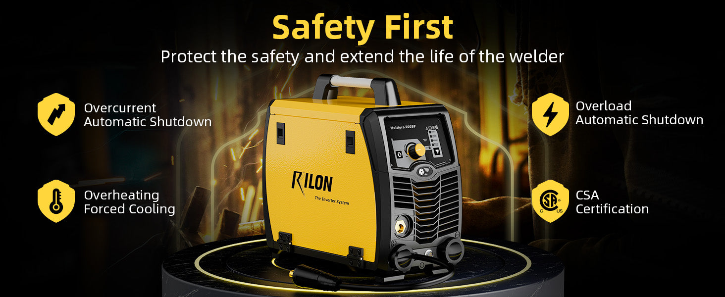 Troozy × Rilon 200A MIG Welder